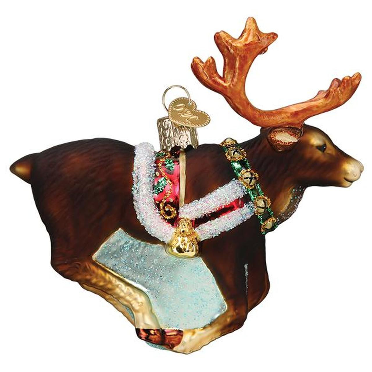 Reindeer Santas Favorite Christmas Holiday Ornament - Mary B Decorative Art