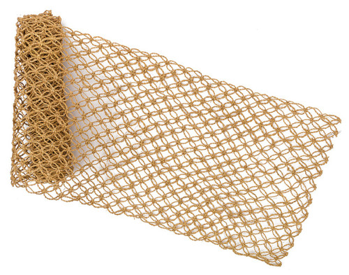 Macrame Mocha Design Natural Abaca Fibers Table Runner 72X13 Inches ...