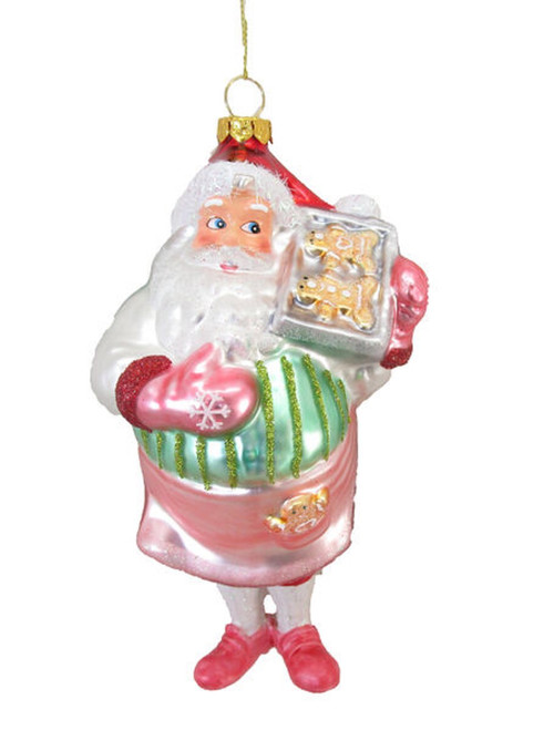 Baking Santa Christmas Holiday Ornament December Diamonds - Mary B ...