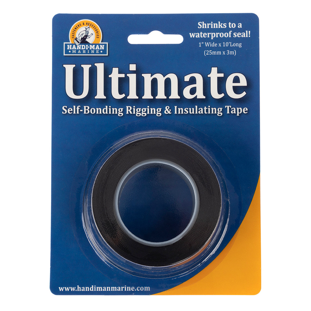 Rigging Tape Black 1" x 10' - Sailrite