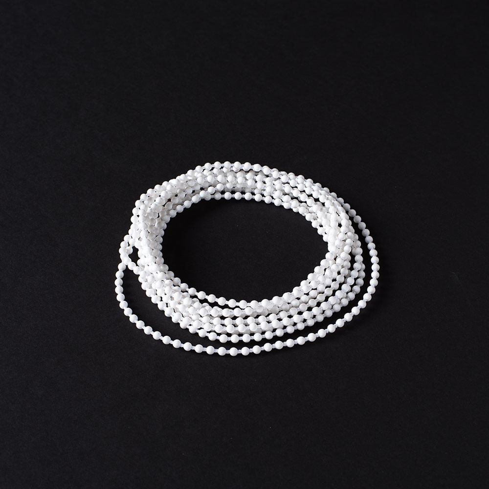 Plastic Ball Chain #10 Continuous Loop White (6 Feet) - Sailrite