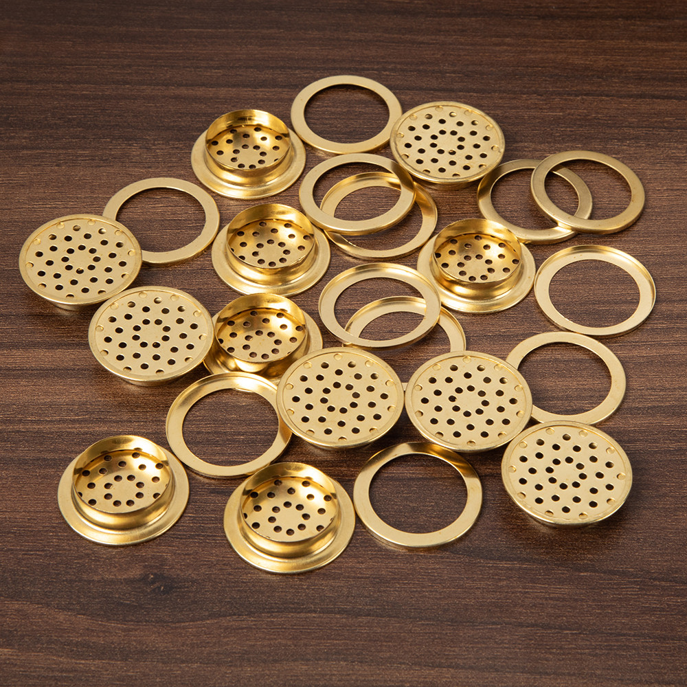 #5 Vent Grommet 1" Brass (12 pack) - Sailrite