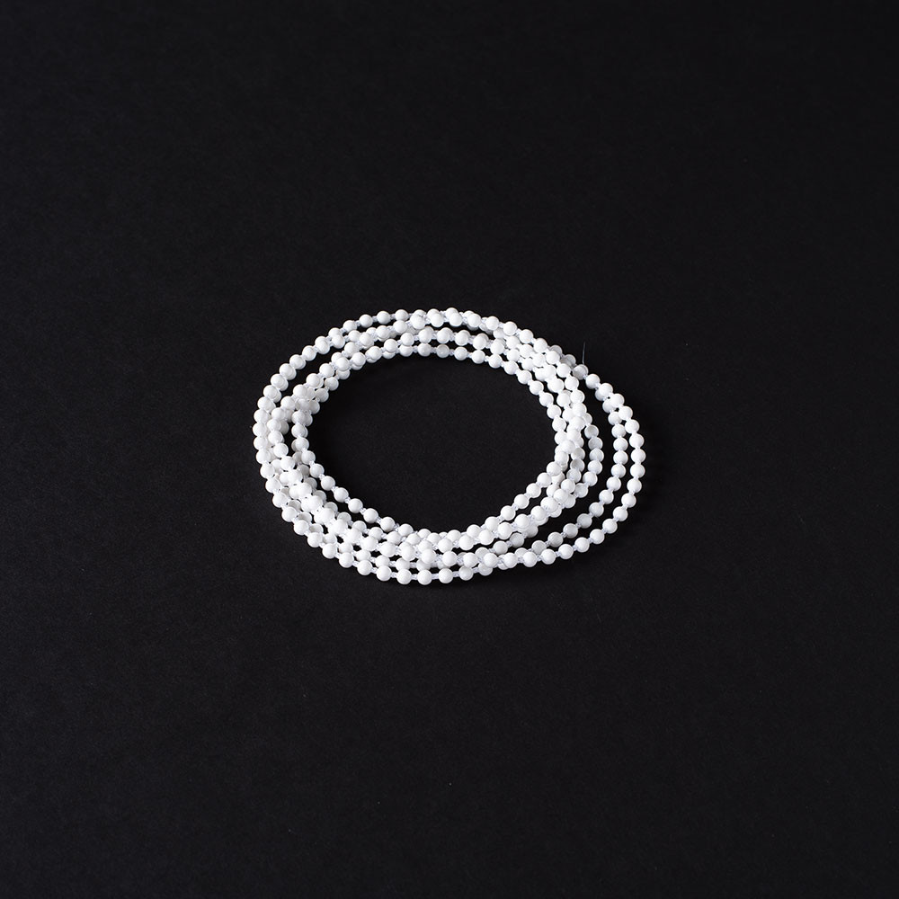 Plastic Ball Chain #10 Continuous Loop White (3') - Sailrite