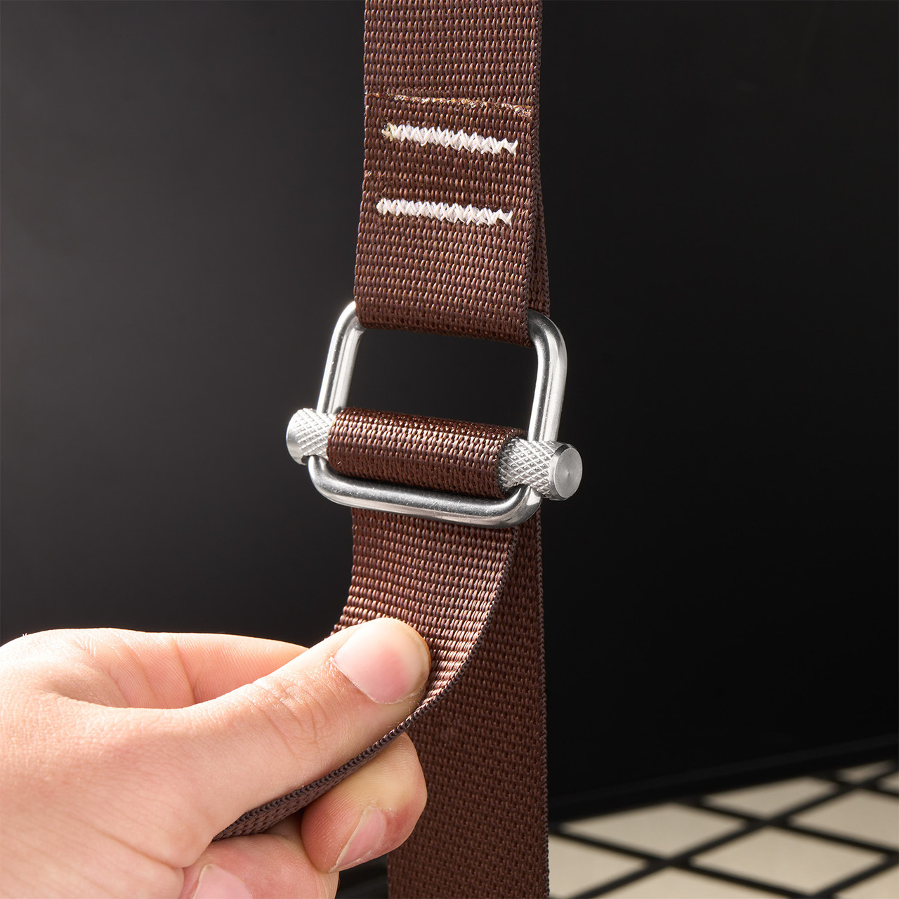 Adjustable Webbing Slider 1-1/2" (Stainless Steel) - Sailrite