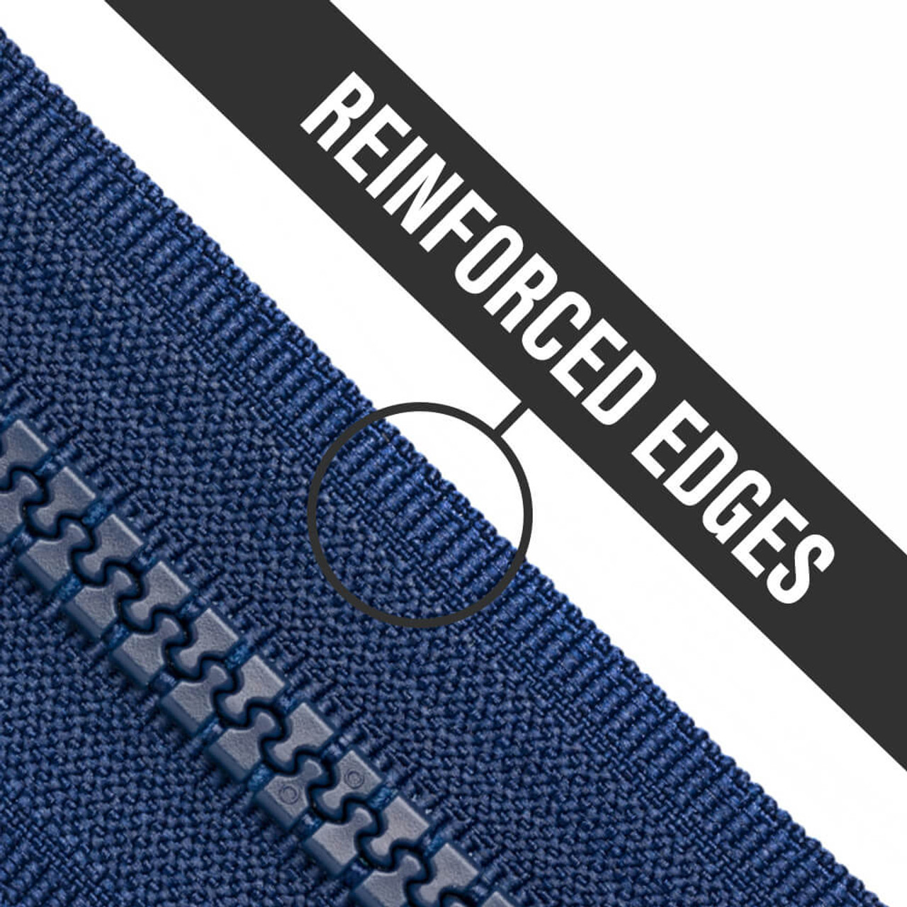 Lenzip® 5 Navy Continuous Molded Tooth Zipper Chain Sailrite