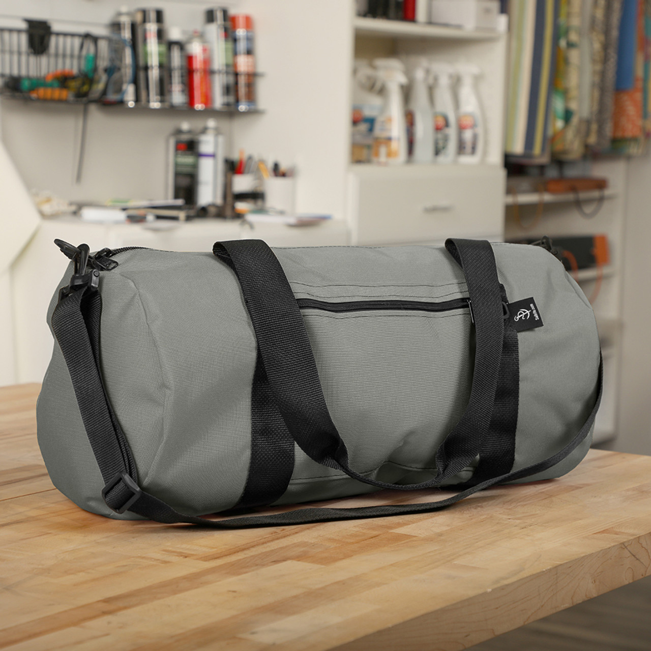 Sailrite® Round Duffle Bag Kit Light Gray Sailrite