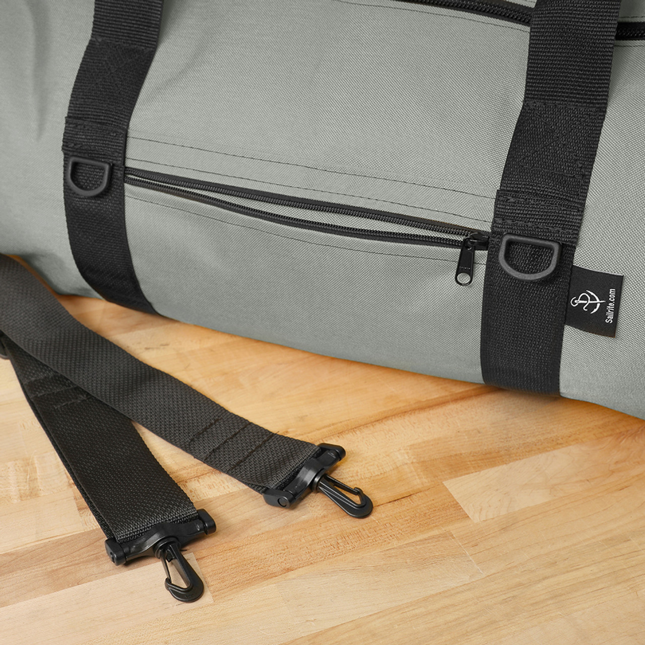 Sailrite® Round Duffle Bag Kit Light Gray Sailrite