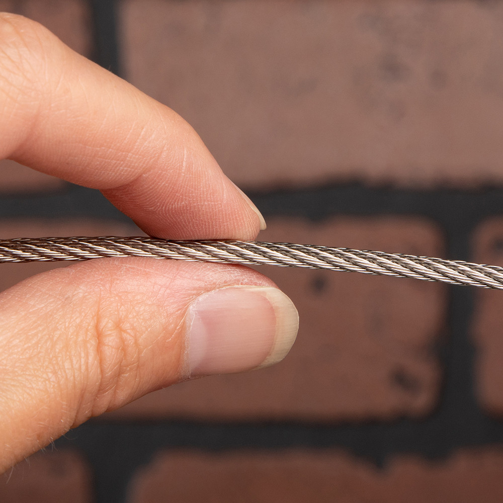 7x7 Wire Rope 1/8" x 200' (Stainless Steel) - Sailrite