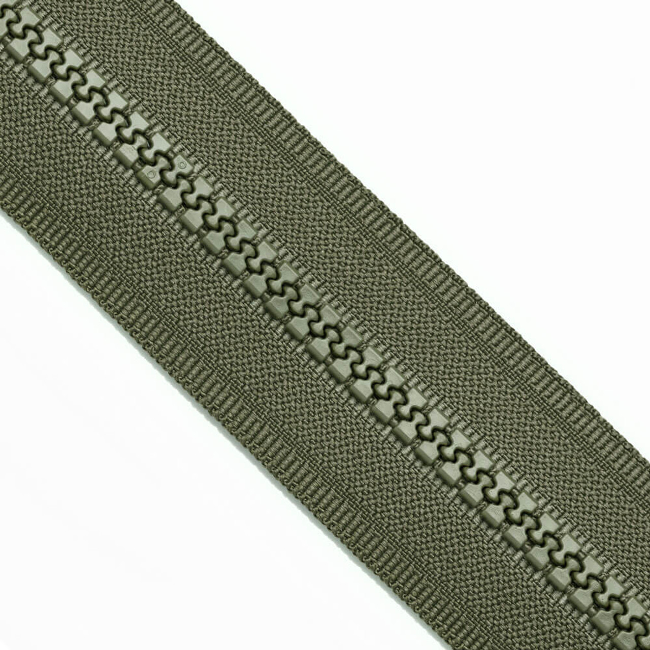 Lenzip® 5 Army Green Continuous Molded Tooth Zipper Chain Sailrite
