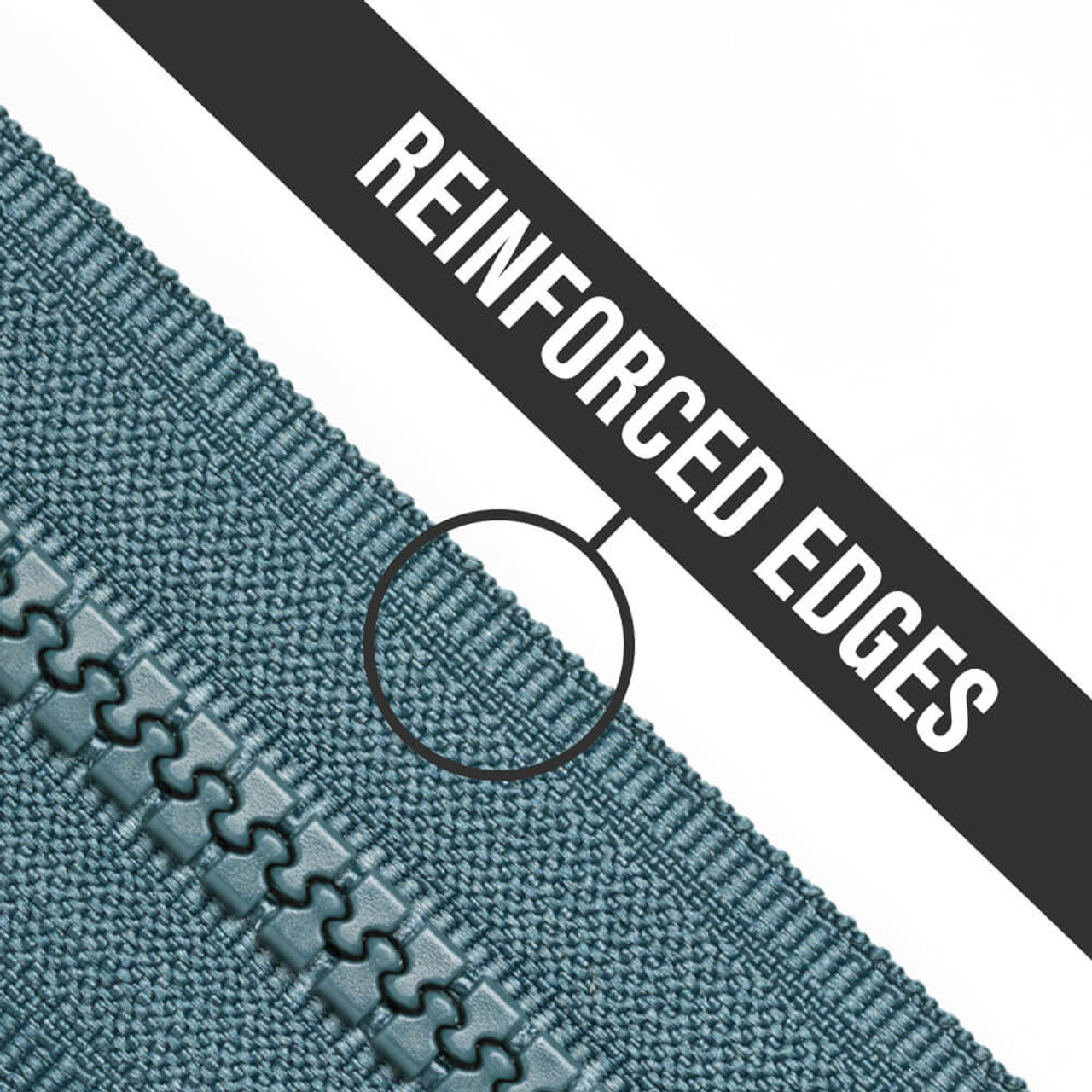 Lenzip® 5 Graphite Continuous Molded Tooth Zipper Chain Sailrite