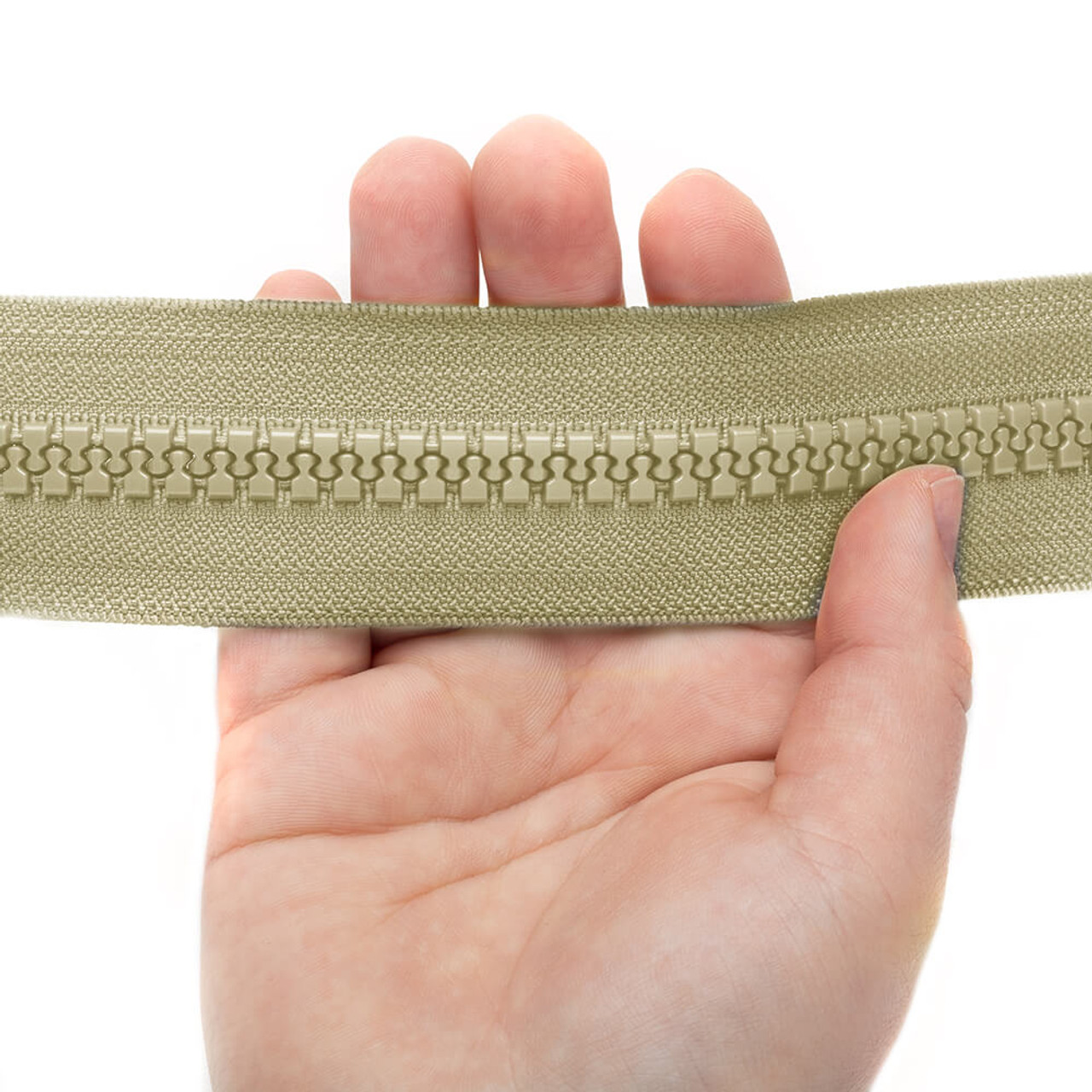 Lenzip® 10 Light Beige Continuous Molded Tooth Zipper Chain Sailrite