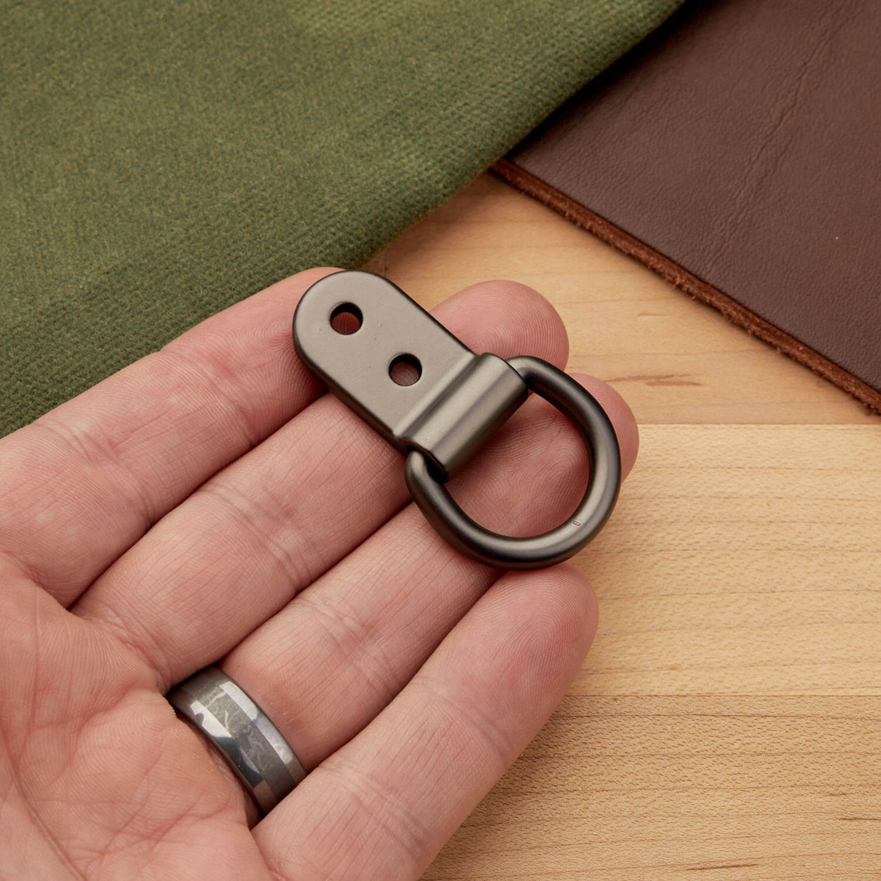 Clip & D-Ring 3/4" Gunmetal - Sailrite