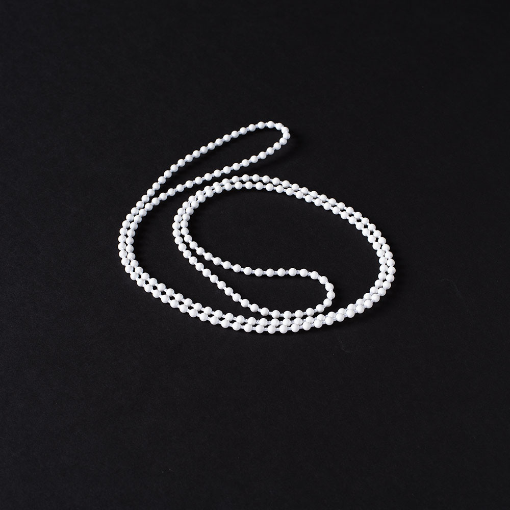 Plastic Ball Chain #10 Continuous Loop White (2') - Sailrite
