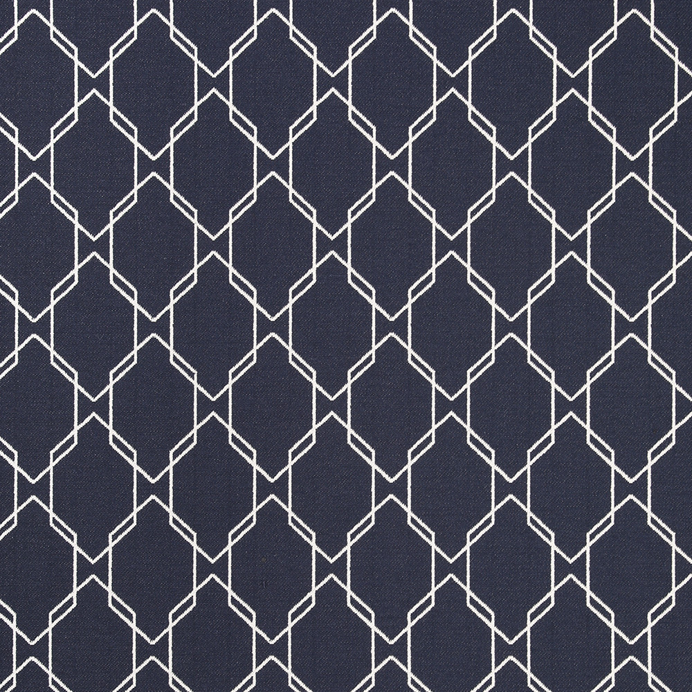 Hilary Farr Designs Wireframe Indigo 57" Upholstery Fabric - Sailrite