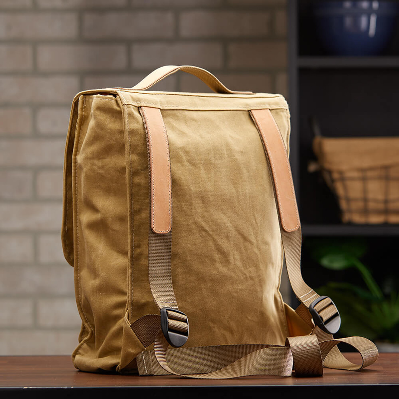 Sailrite® Waxed Canvas Backpack Kit Tan Sailrite