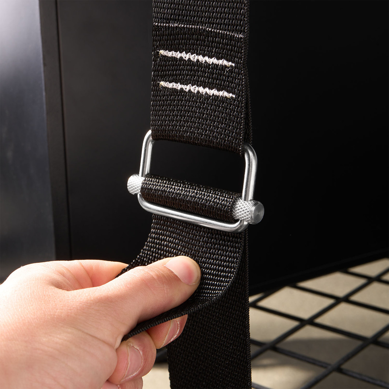 Adjustable Webbing Slider 2" (Stainless Steel) - Sailrite