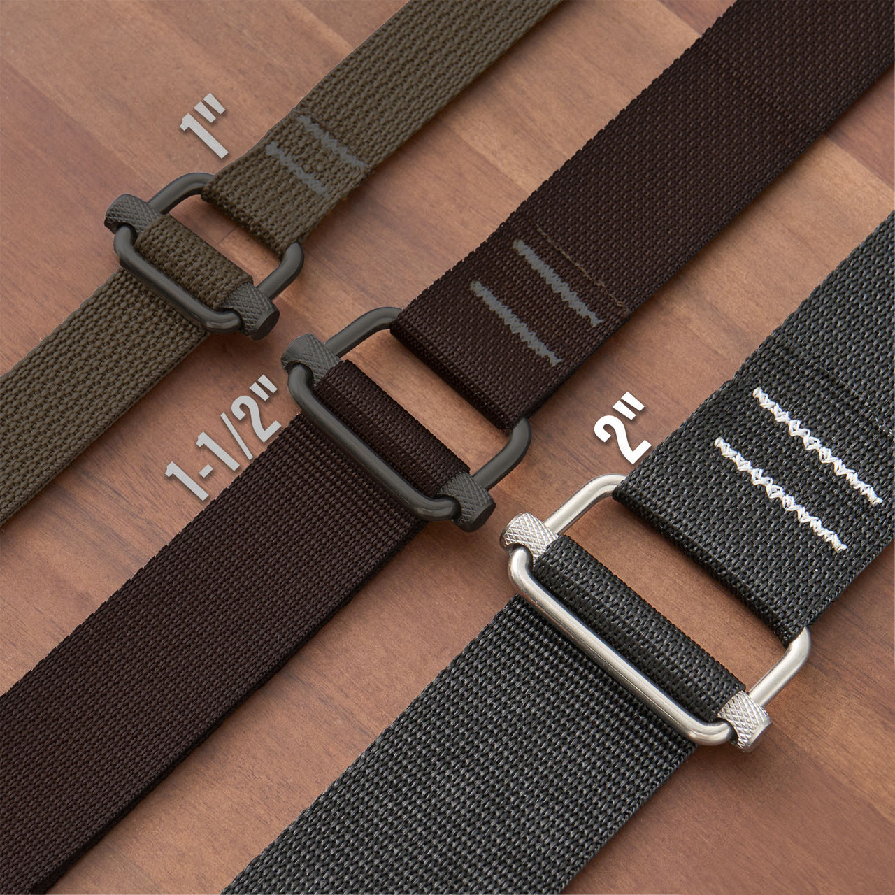 Adjustable Webbing Slider 2" (Stainless Steel) - Sailrite