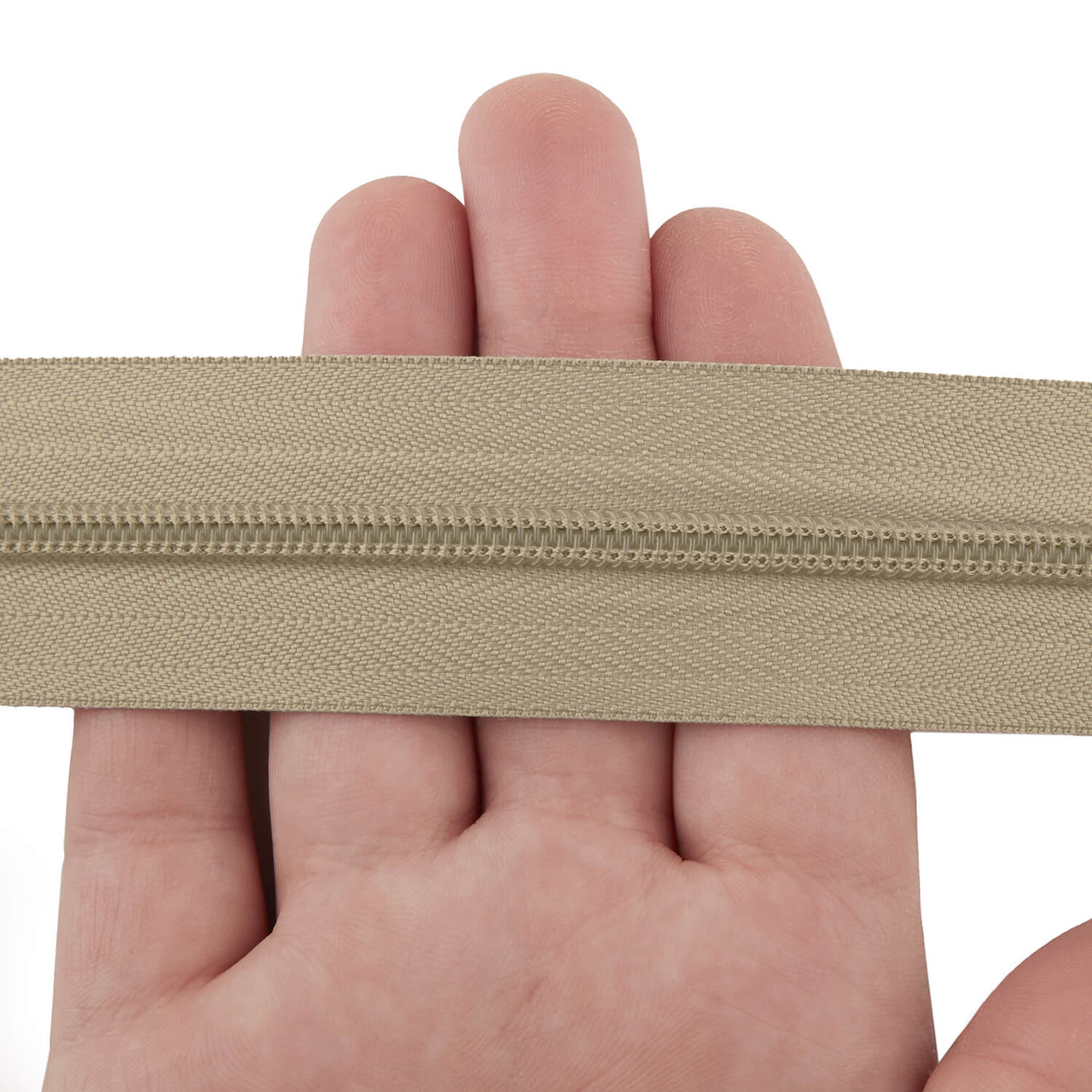 Lenzip® #4.5 Light Beige Continuous Coil Zipper Chain - Sailrite