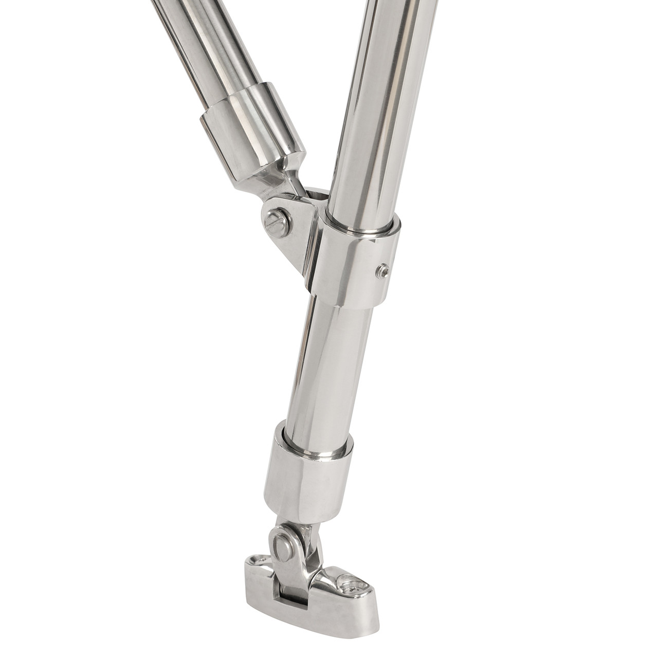 2-Bow 1" Dodger Frame Kit with Rigid Supports 84" x 40" x 40 ...