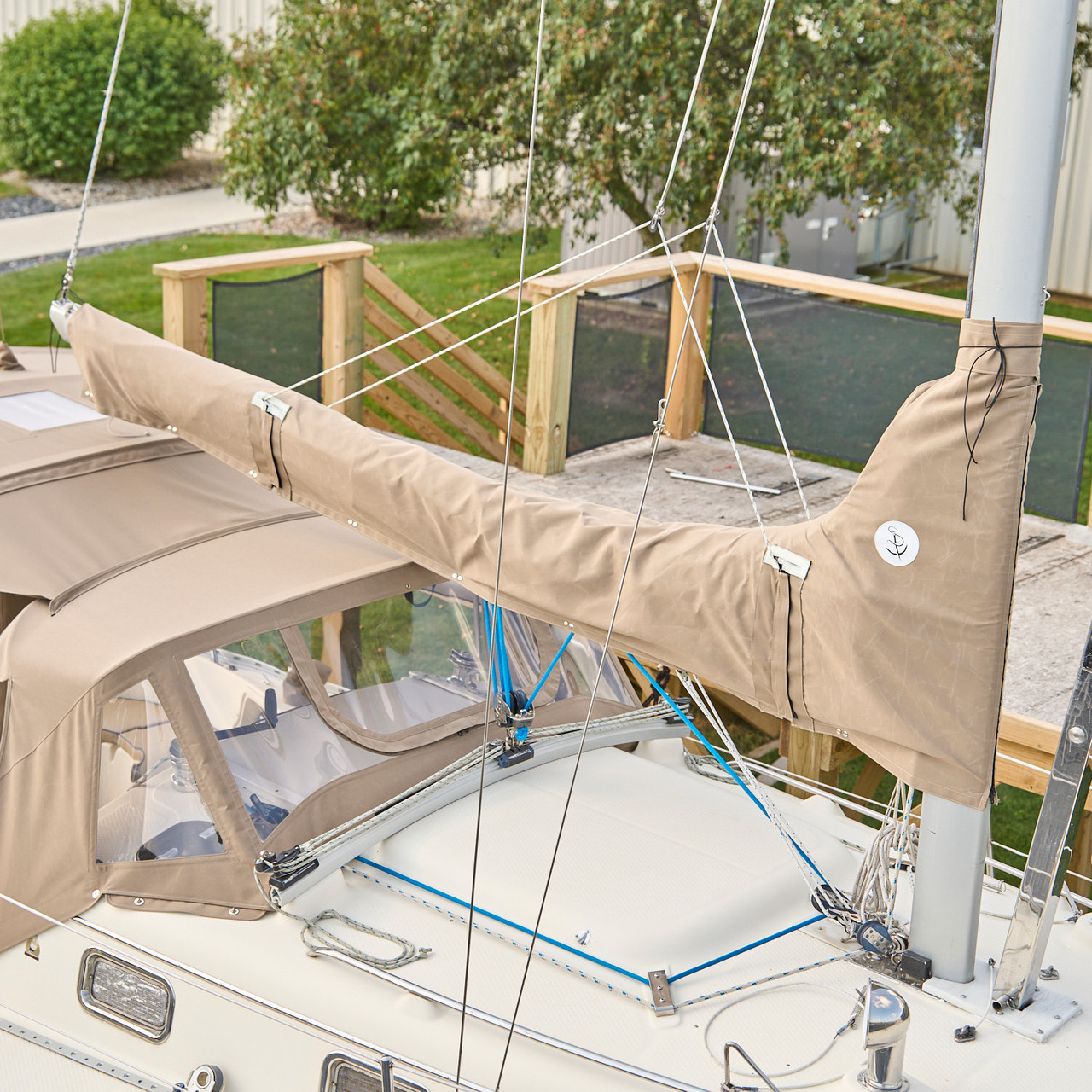 Sailrite® Throated Sail Cover Kit – Sattler Fabric - Sailrite