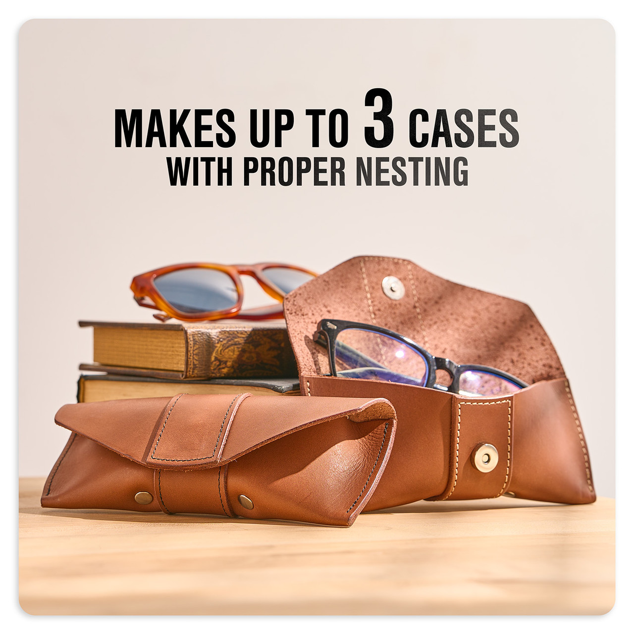 Sailrite® Leather Glasses Case Kit - Sailrite