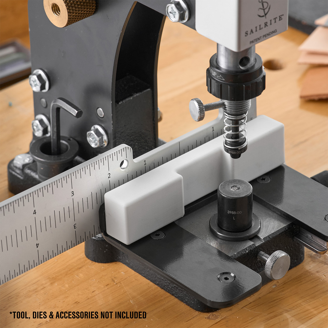 HandyPress® Sliding Backstop for Use With Lower Dies - Sailrite