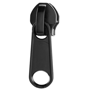 Lenzip® #10 Black Style C Single Non-Locking Delrin® Zipper Pull (Coil ...