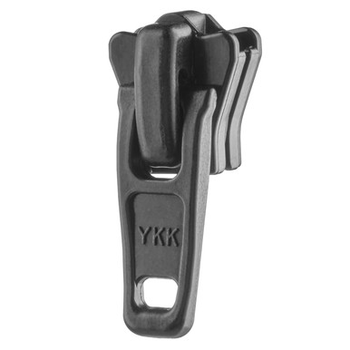 YKK® #5 Black Style A Single Pull Locking Delrin® Zipper Slider (Molded ...