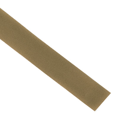 Tan Polyester Grosgrain Ribbon Webbing - Sailrite