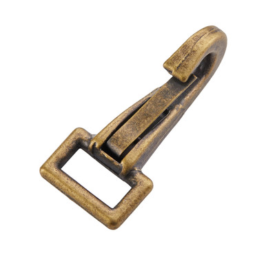 Fixed Snap Hook 1/2" Antique Brass - Sailrite