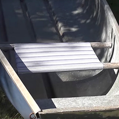Replacing Canoe Seat Webbing With Phifertex® Vinyl Mesh - Sailrite