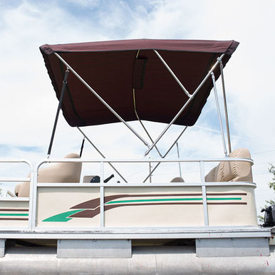How to Install a 3-Bow Bimini Frame on a Pontoon - Sailrite