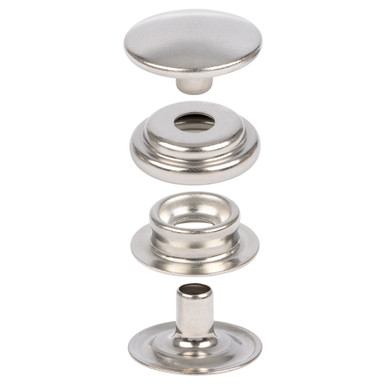DOT® Snap Fastener Cloth-to-Cloth Set (Stainless Steel) - Sailrite