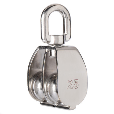 Double Block With Swivel Shackle (Stainless Steel) - Sailrite