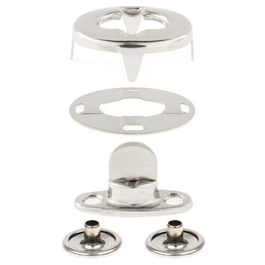 Twist-Lock Fastener Cloth-to-Cloth Set (Stainless Steel) - Sailrite