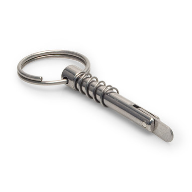 Quick Release Clevis Pin With Spring & Key Ring - Sailrite