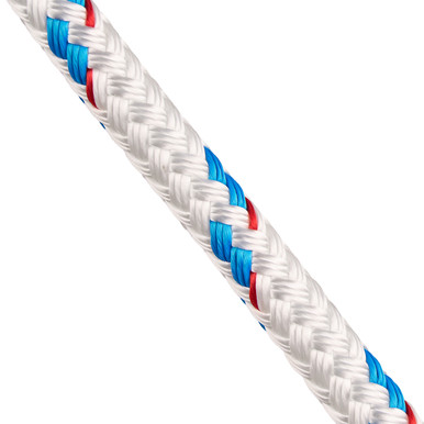 New England Ropes Sta-Set Double Braid Line 3/8" (10mm) Blue Fleck ...