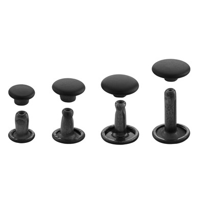 Double-Cap Rivets Black (100 pack) - Sailrite