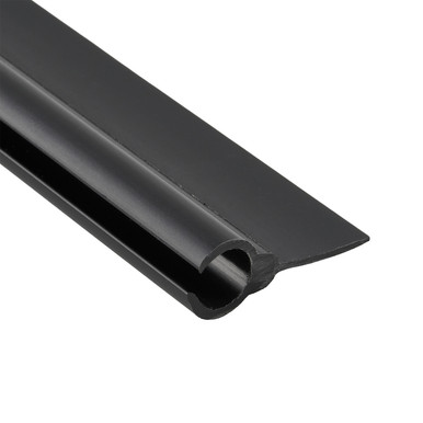 Sewable Keder Rail Track Black - JustWholesale