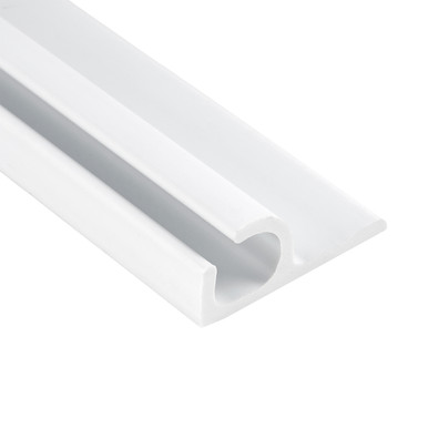 Awning Track Flanged White - JustWholesale