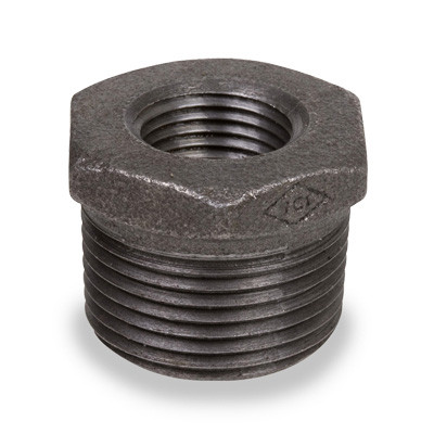 Pipe Fittings - Ductile Iron 1" x 3/4" Hex Bushing Class 300 NPT ...