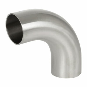Stainless Steel Tube OD Fittings - 6" 90° Weld Elbow 316L SS