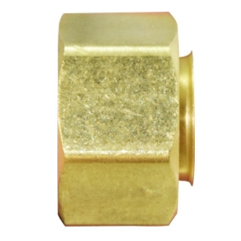 Brass Compression Fittings - Nut (Captive Sleeve) - 1/4" T O.D.