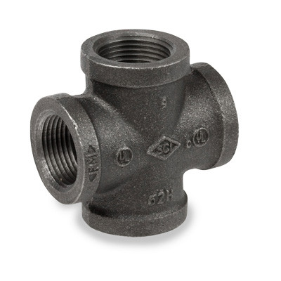 Pipe Fittings - Ductile Iron 1-1/4 in. Cross NPT Threaded Class 300 UL/FM