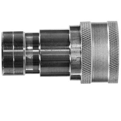 1/2" ISO-B Female Pipe Coupler Quick Disconnect Hydraulic Adapter Steel