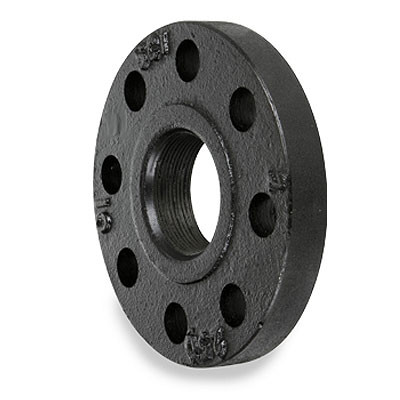 Pipe Flanges - 8" 250 lb Cast Iron Black Threaded Companion Flanges for ...