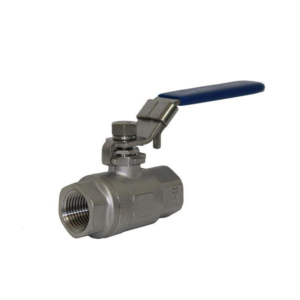304 Stainless Steel Ball Valve - 1000 PSI 2 PC Full Port - 3/4 in