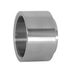 Stainless Steel Sanitary Unpolished Fittings - 1-1/2" 22WB Adapter 316L