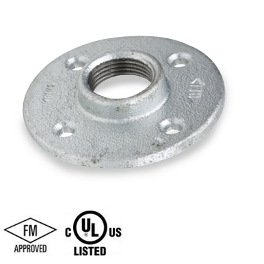 Galvanized Pipe Fittings - 150# 4" Floor Flanges NPT