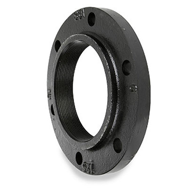 Pipe Flanges - 6" 125# Cast Iron Black Threaded Hydrant Flanges for ...